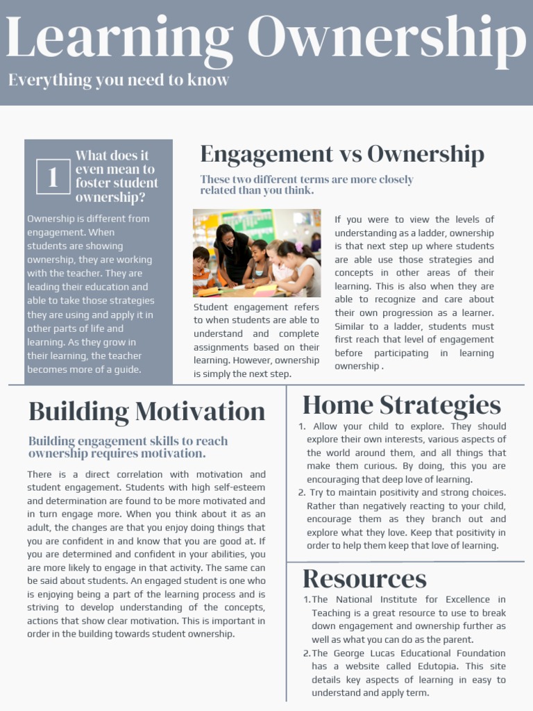 Ownership of Learning | PDF | Career & Growth