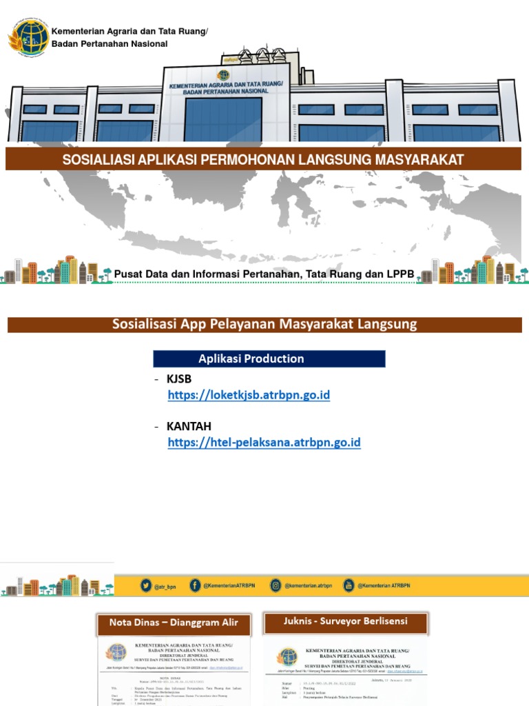 Sosialisasi App Permohonan Langsung Masyarakat | PDF
