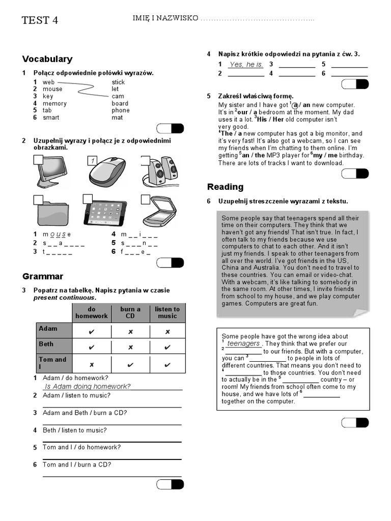 Steps Plus Dla Klasy V U4 A | PDF | Computing | Cyberspace