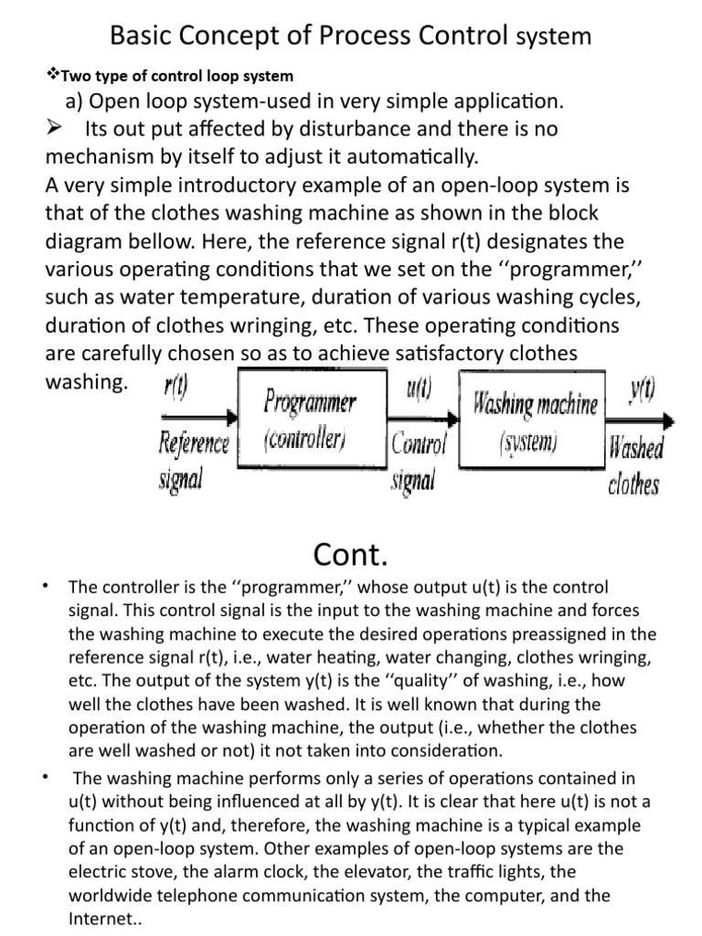 Basic Concept of Process Control System | PDF | Control Theory | Control System