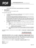 Bid Securing Declaration | PDF | Affidavit | Notary Public