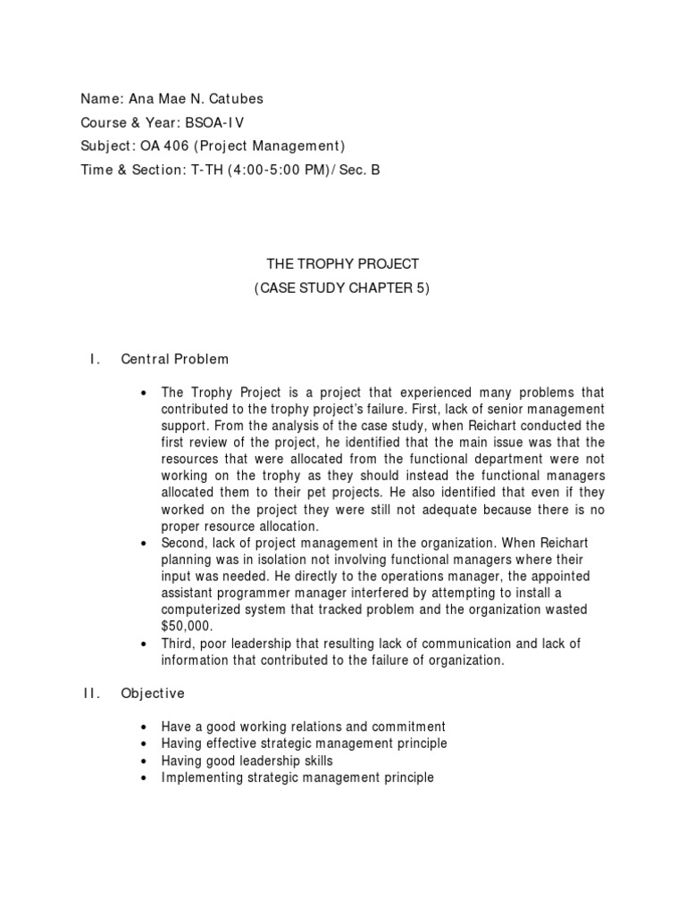 Case Study (Chapter 5-7) | PDF | Team Building | Leadership