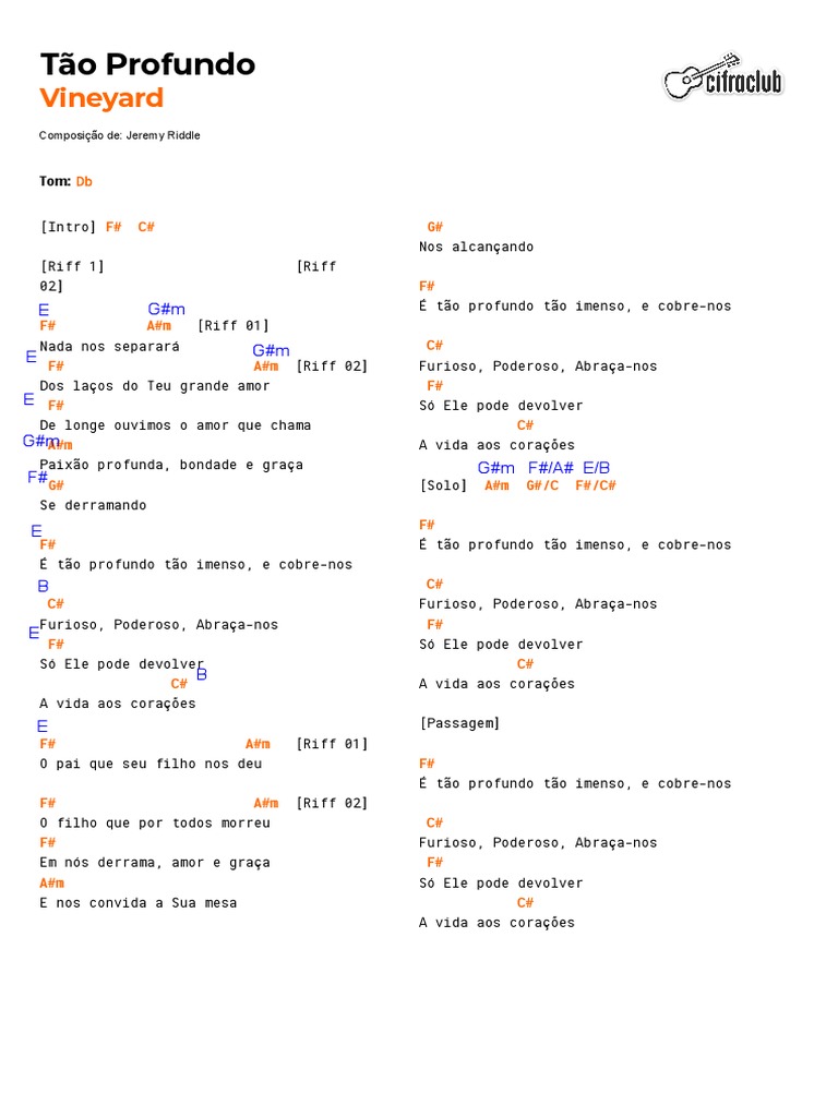01 Tão Profundo | PDF