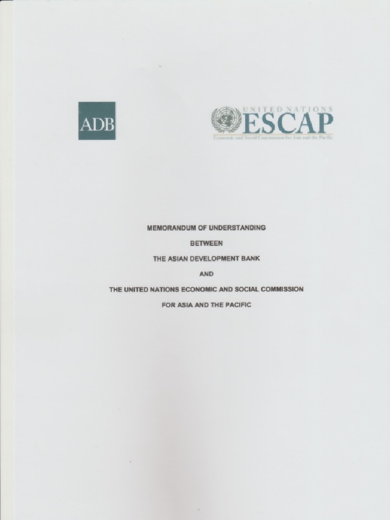 Scanned To PDF Sample MOU | PDF