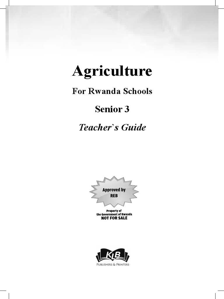 Agriculture For Rwandan Schools - Student Book - Senior Three | PDF ...