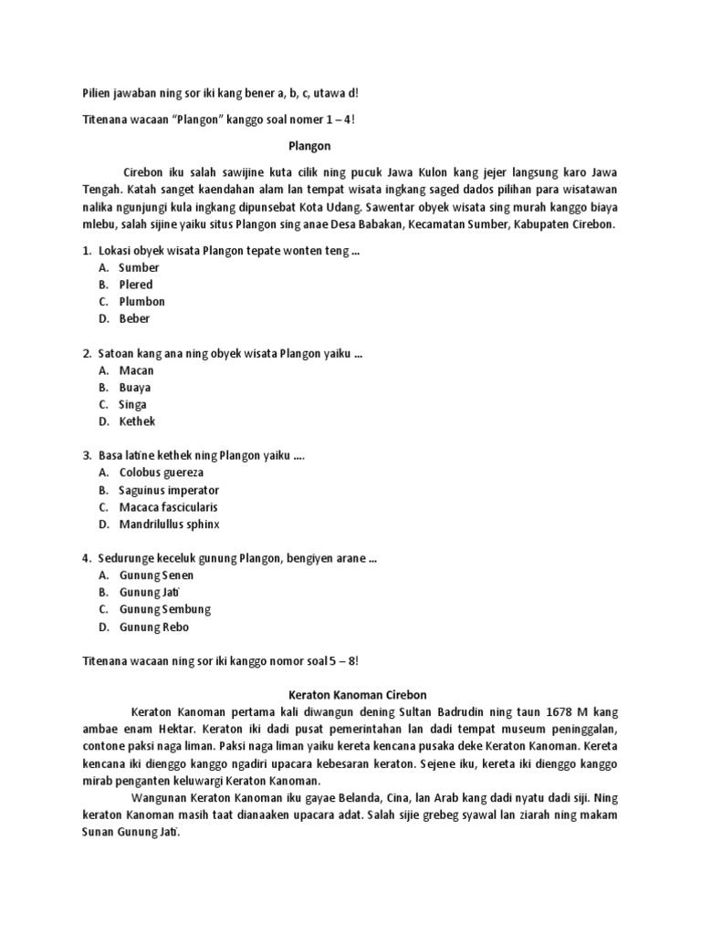 Soal PAT 2-23 | PDF