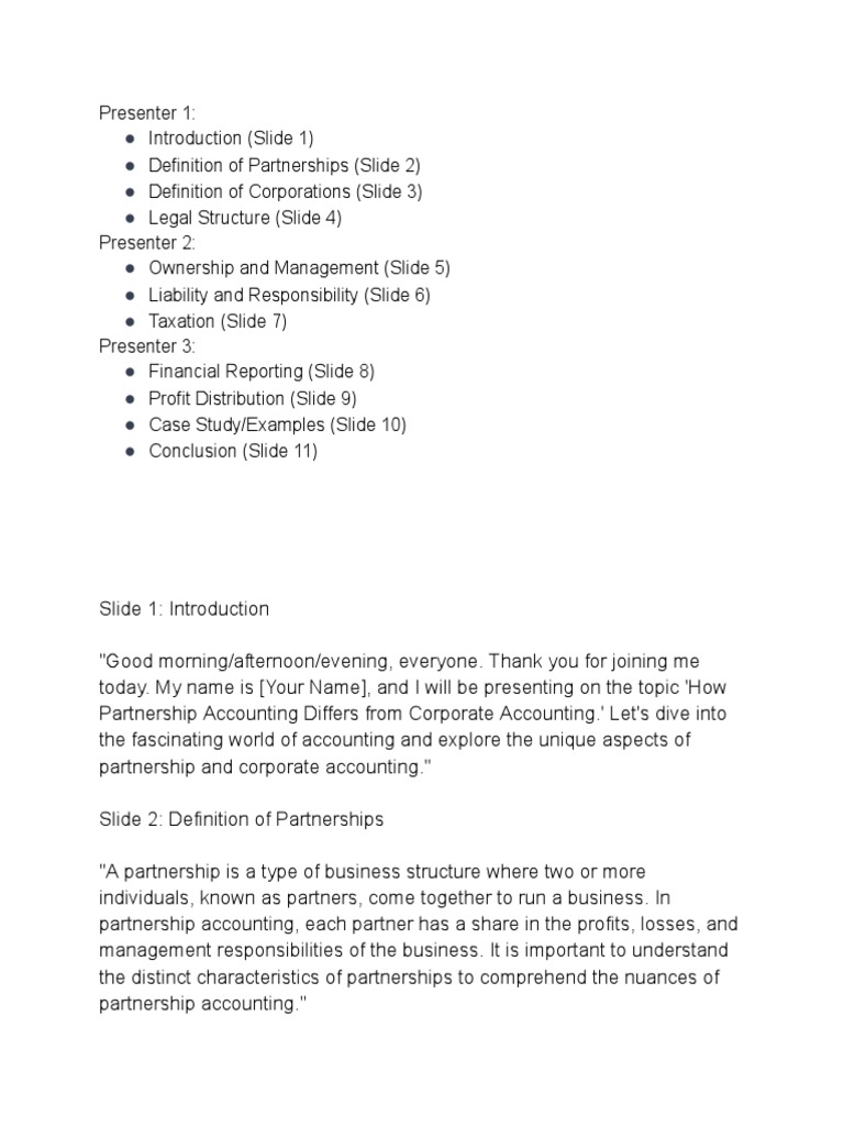 Presentation Script | PDF