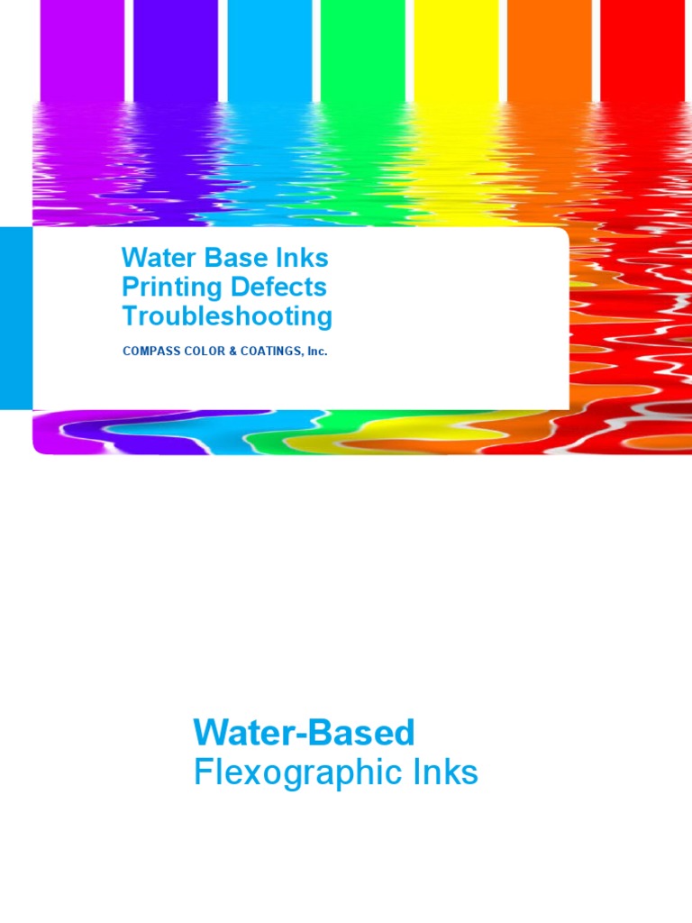 Water-Based Flexo Inks Overview | PDF