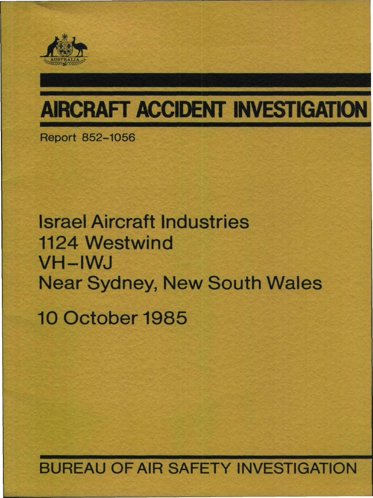 Aviation Accident Report 1985 | PDF | Flight Recorder | Air Traffic Control
