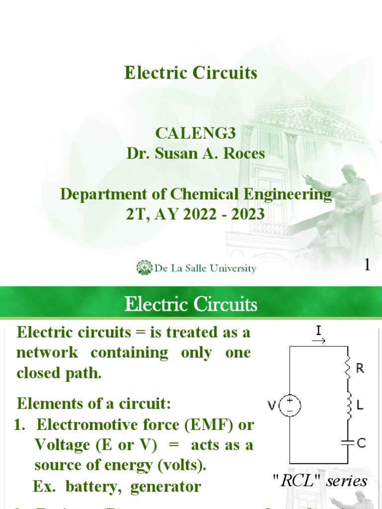 2.4 Electric Circuits | PDF | Voltage | Electrical Network