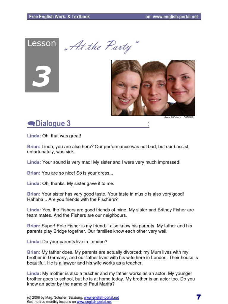 Free English Lesson3 | PDF | Grammatical Number | Noun