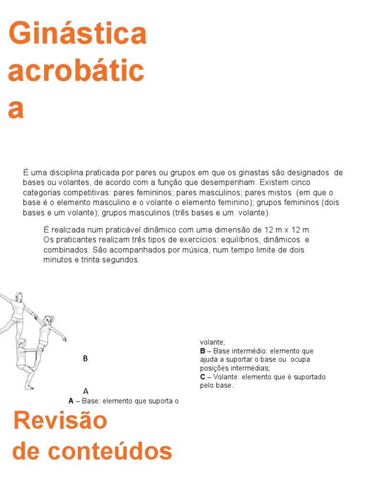 Ginástica Acrobática Pdf Ginástica