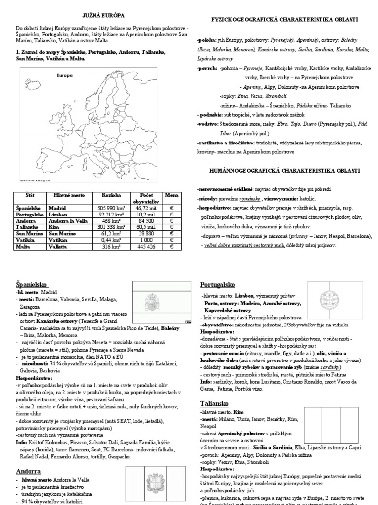 Južná Európa | PDF