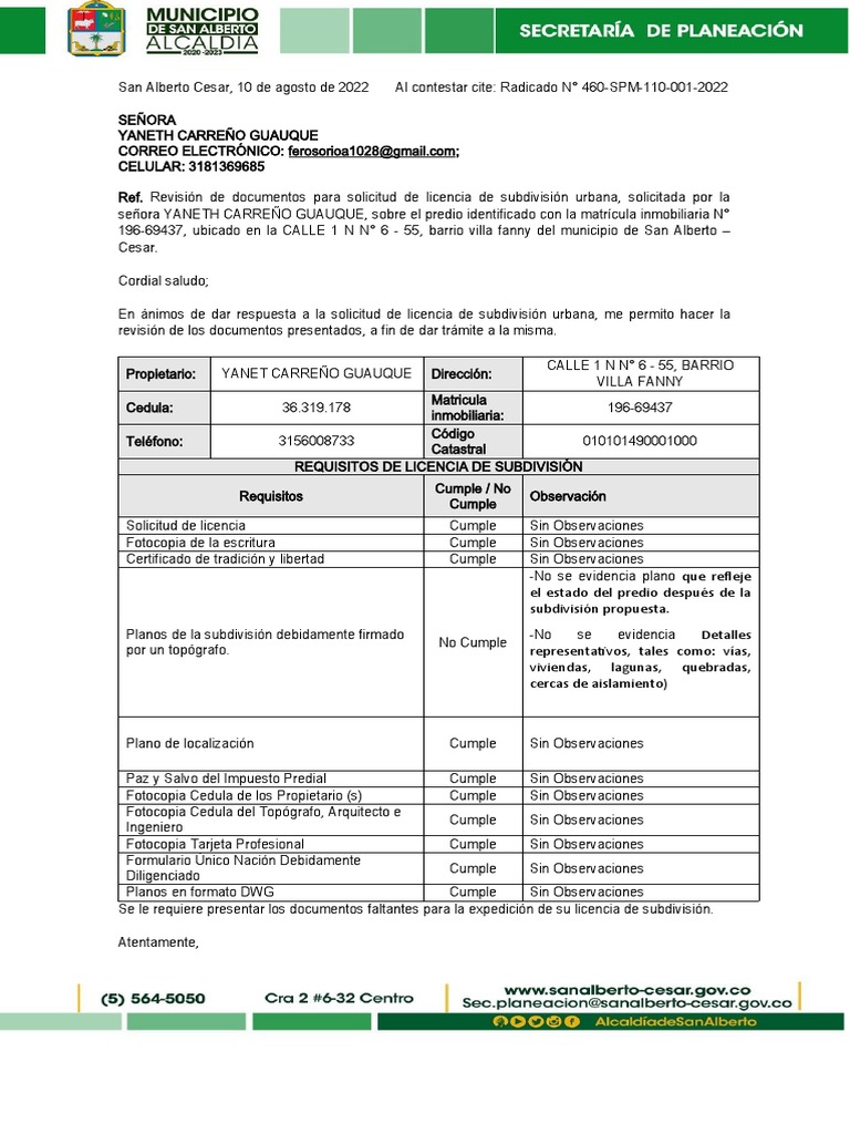 Yaneth Carreño Guauque | PDF