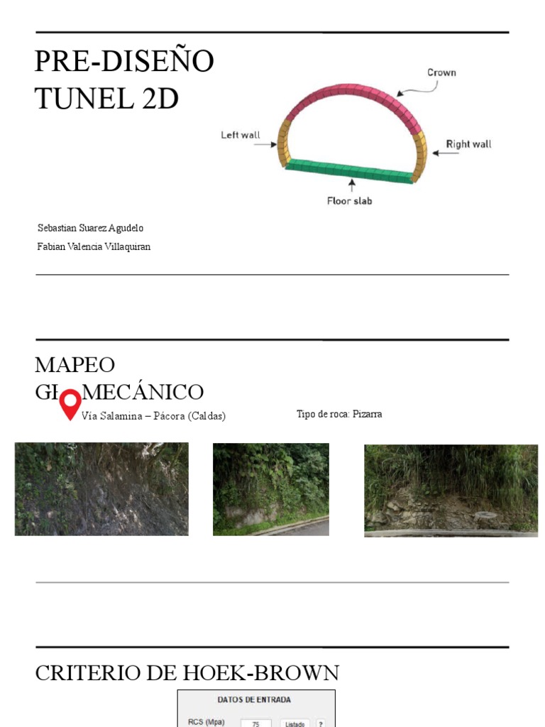 Pre-Diseño Tunel 2d | PDF