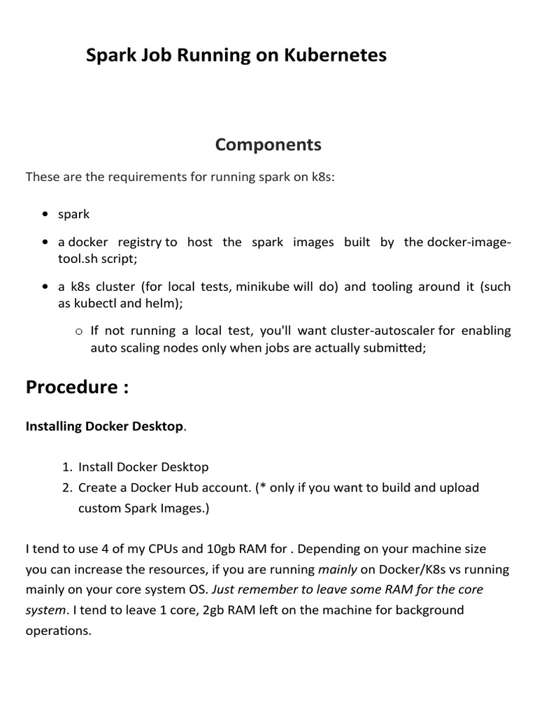 Kubernetes With Spark Pdf