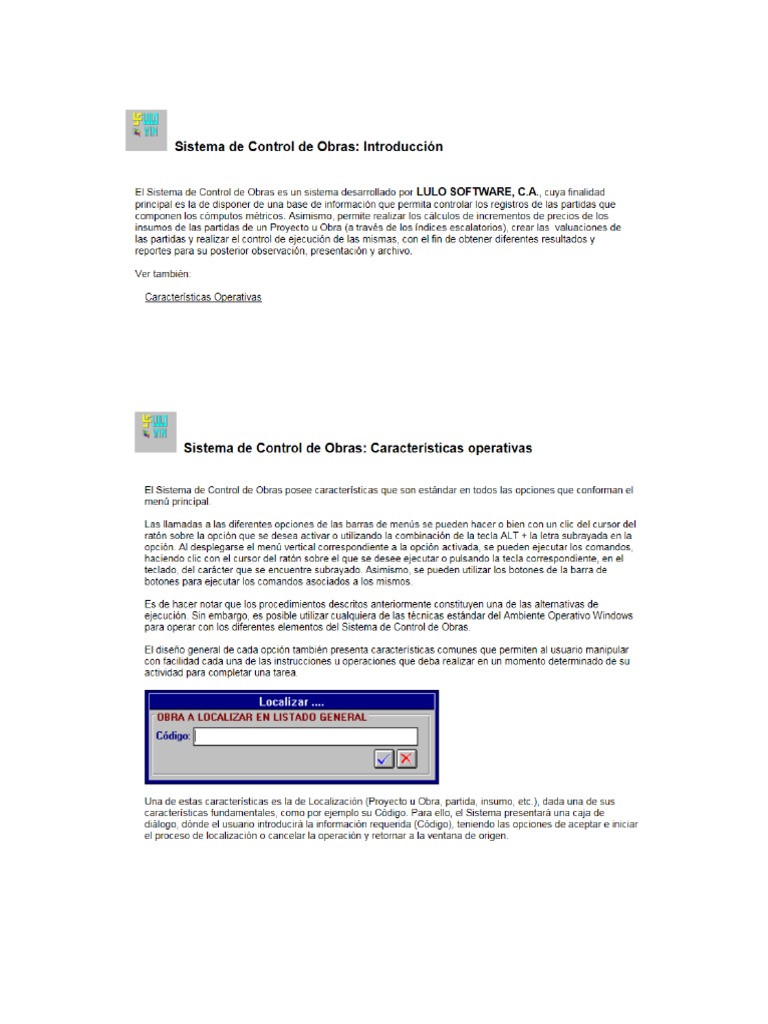 Manual Instructivo Software Lulo Win | PDF