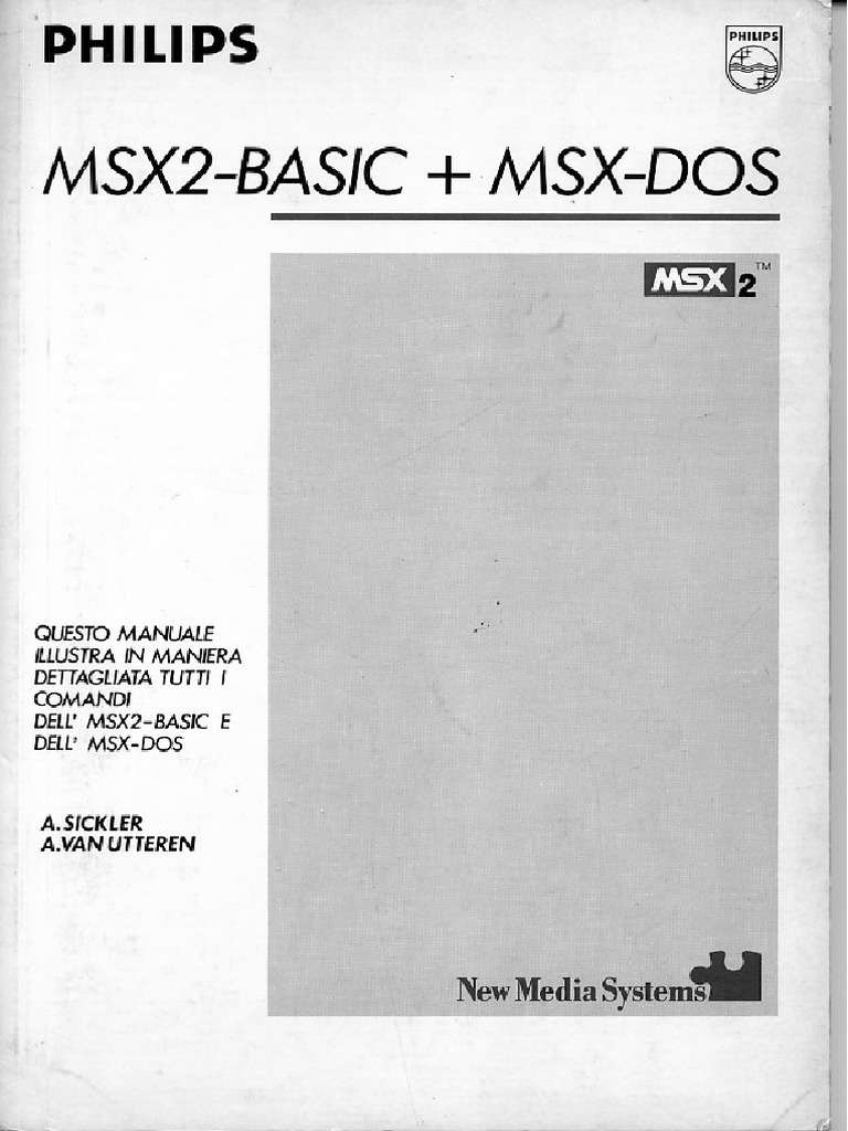 MSX2 - Basic & Dos | PDF