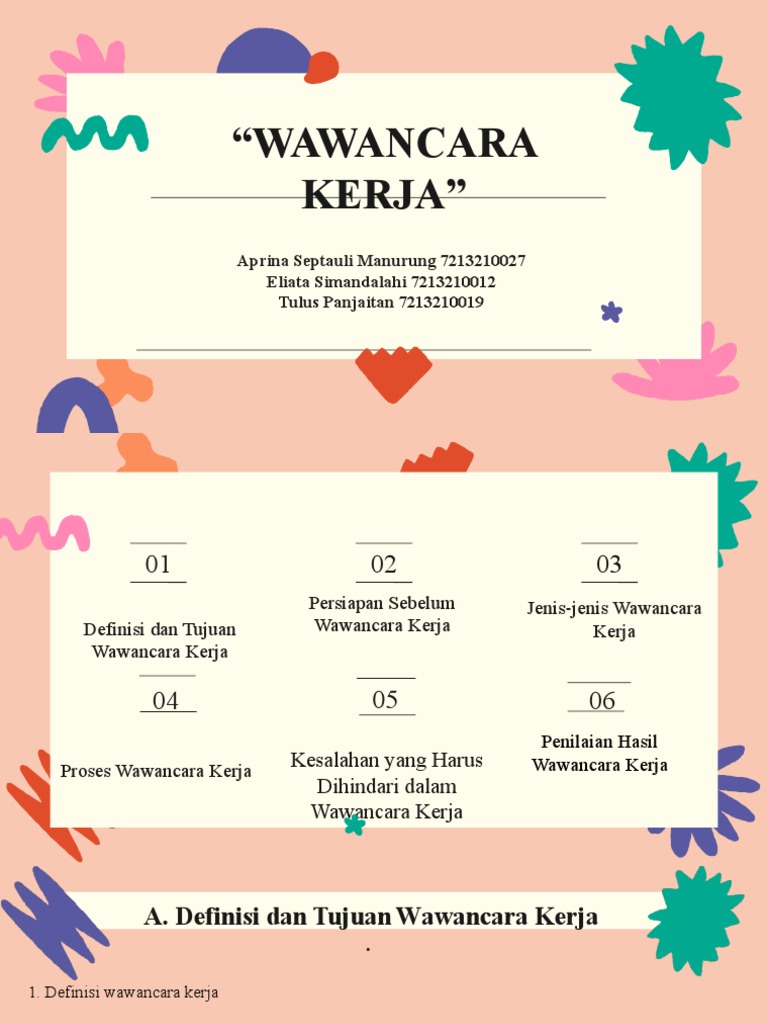Ppt. Wawancara Kerja Kel 2 | PDF