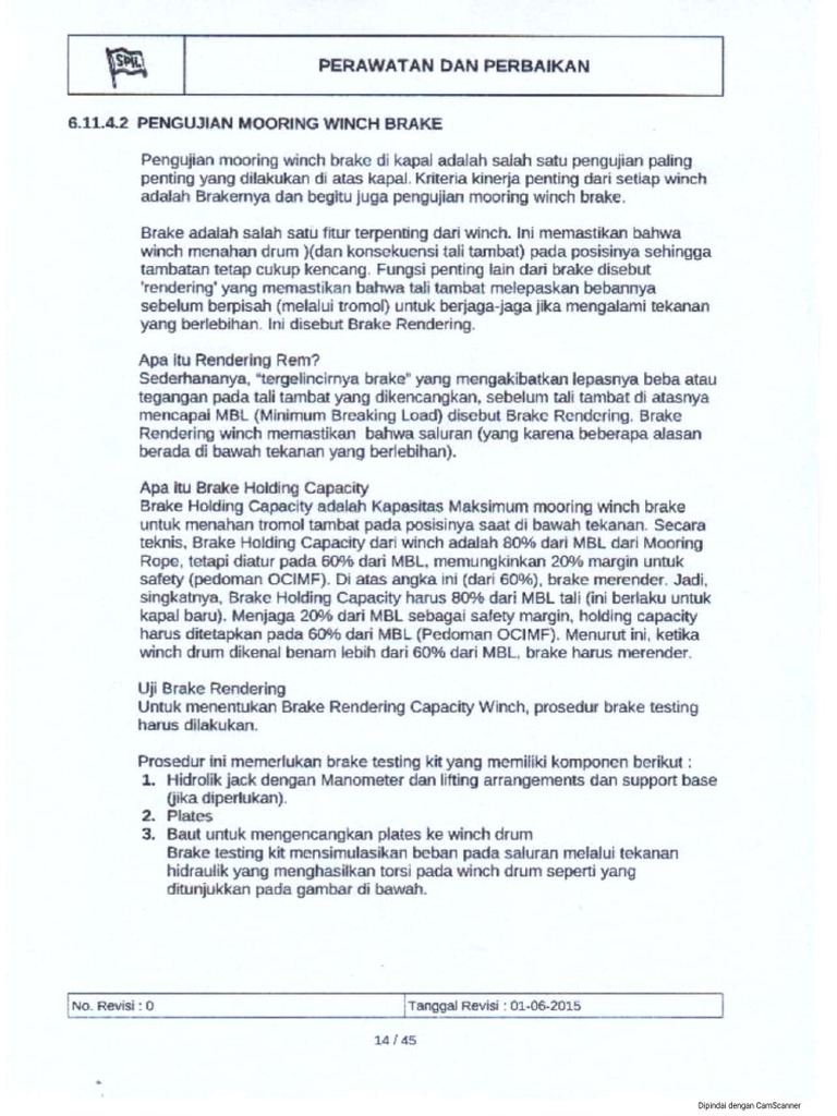 No 2 - Mooring Winch Brake | PDF