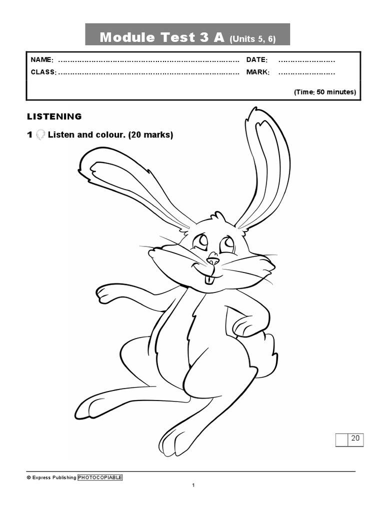 Smiles 3 Mod Test 3A | PDF | Mammals