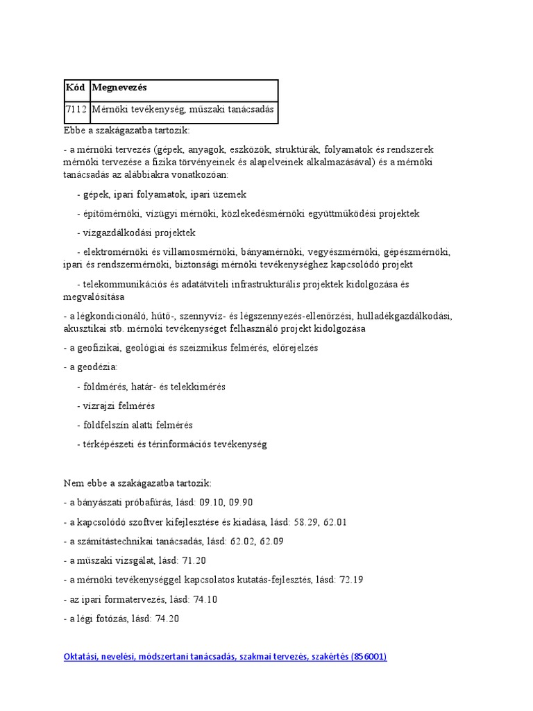 TEAOR | PDF