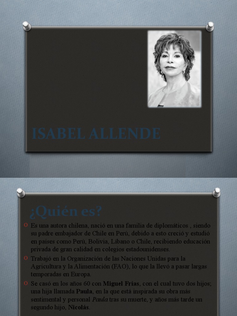 Isabel Allende | PDF | Historia | Clásicos