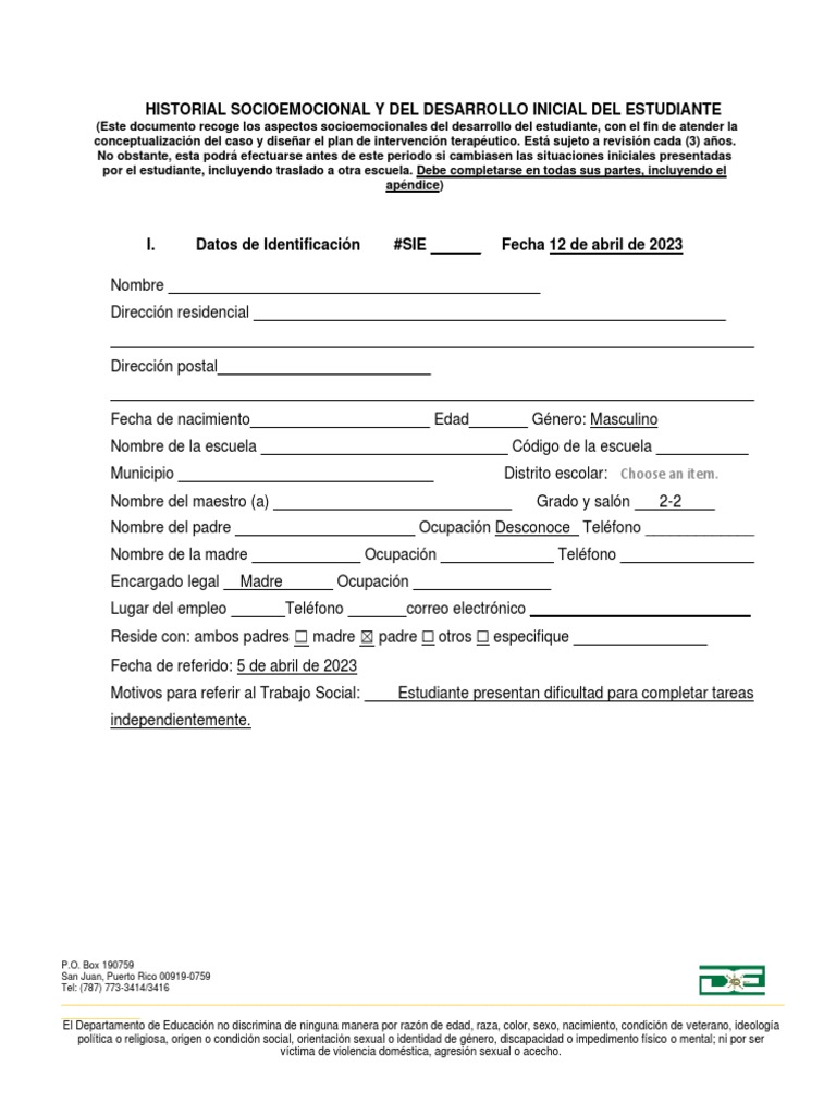 Historial Social | PDF