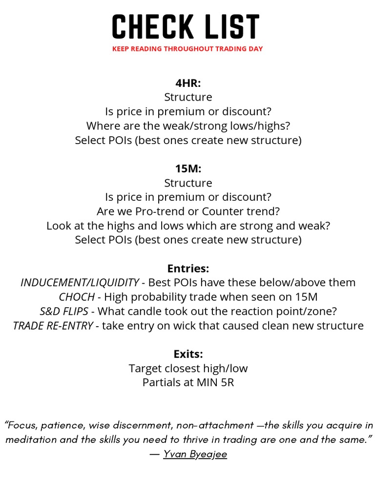 Trading Plan v2 | PDF | Market Liquidity | Investing