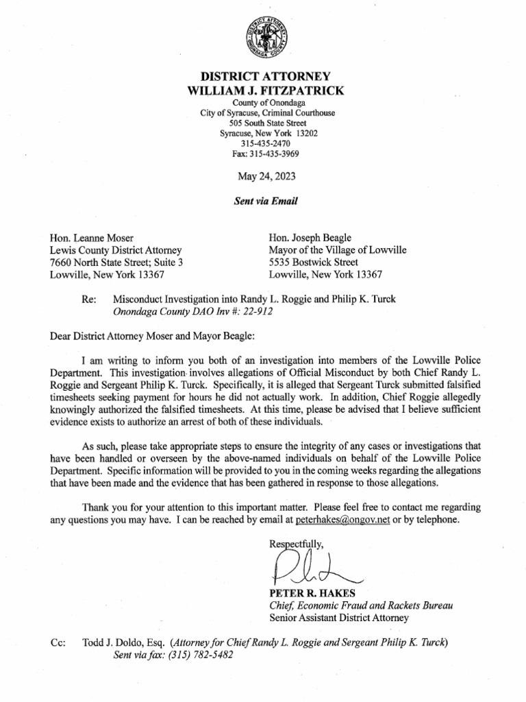 LTR - Da and Mayor - Notice | PDF