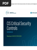 CIS Controls v8 Mapping To ISO - IEC 27002.2022 2 2023 | PDF | Security | Computer Security