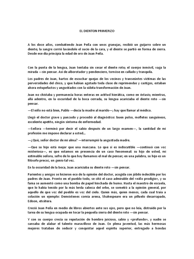 El Dienton Primerizo | PDF