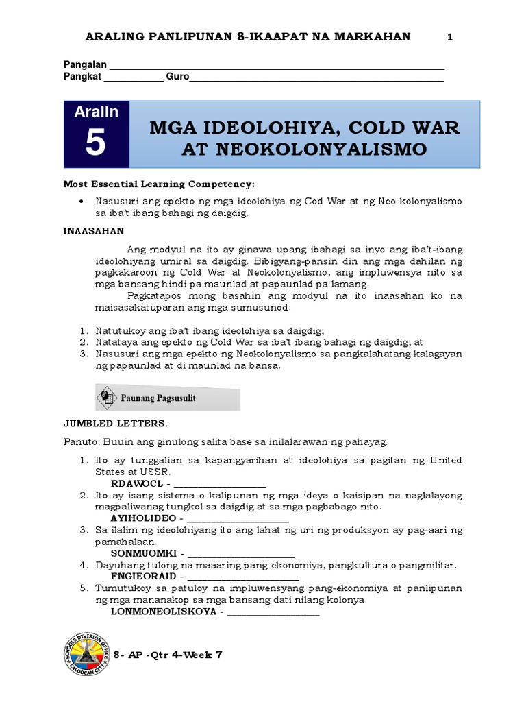 AP 8 Q4 Week 7 | PDF