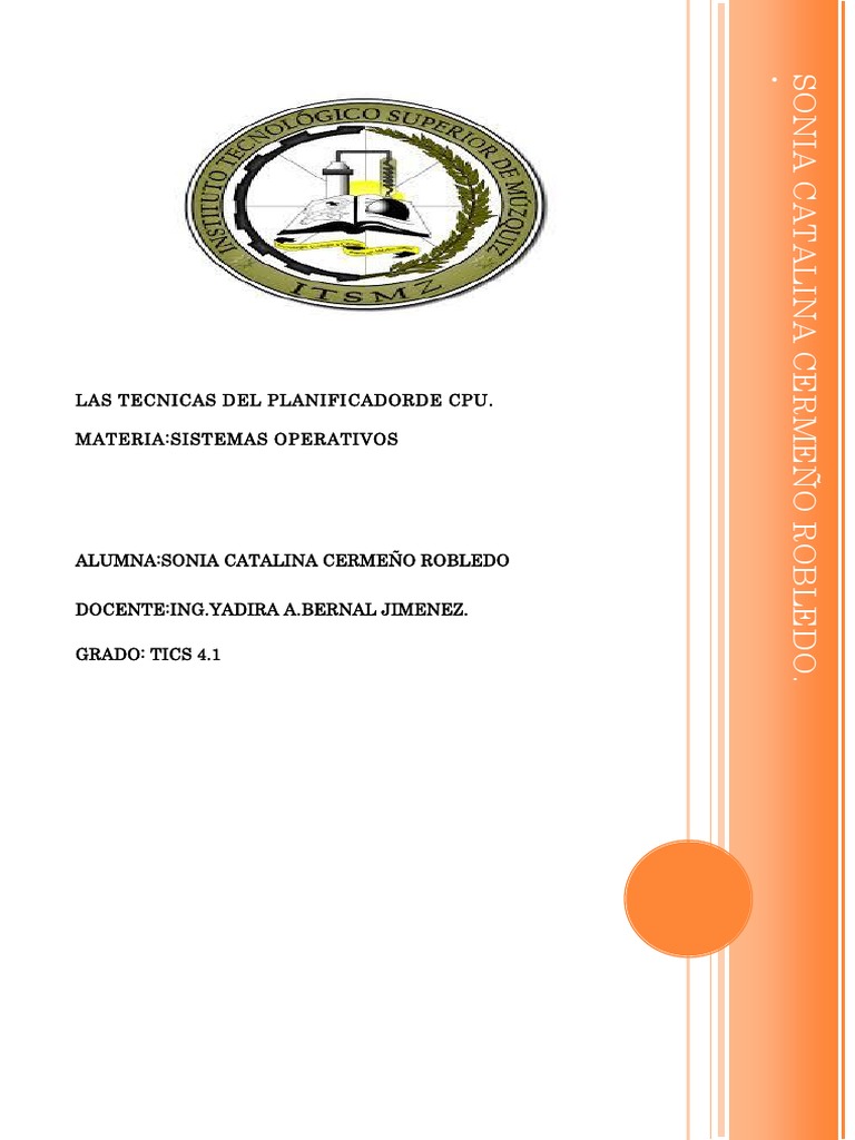 Técnicas de Planificación de CPU | PDF | Programación (Computación) | Unidad Central de ...