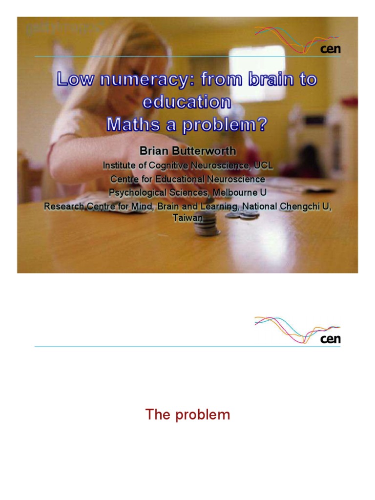 Understanding Dyscalculia: Insights by Butterworth | PDF | Cognitive ...