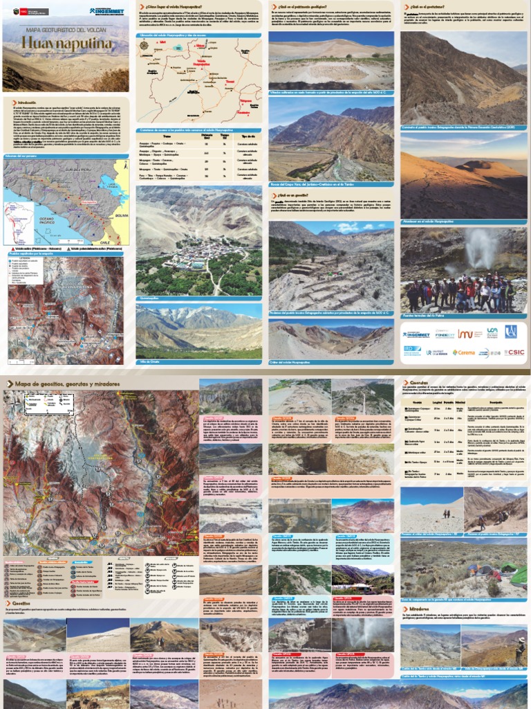 I015-Mapa Geoturistico Volcan Huaynaputina | PDF