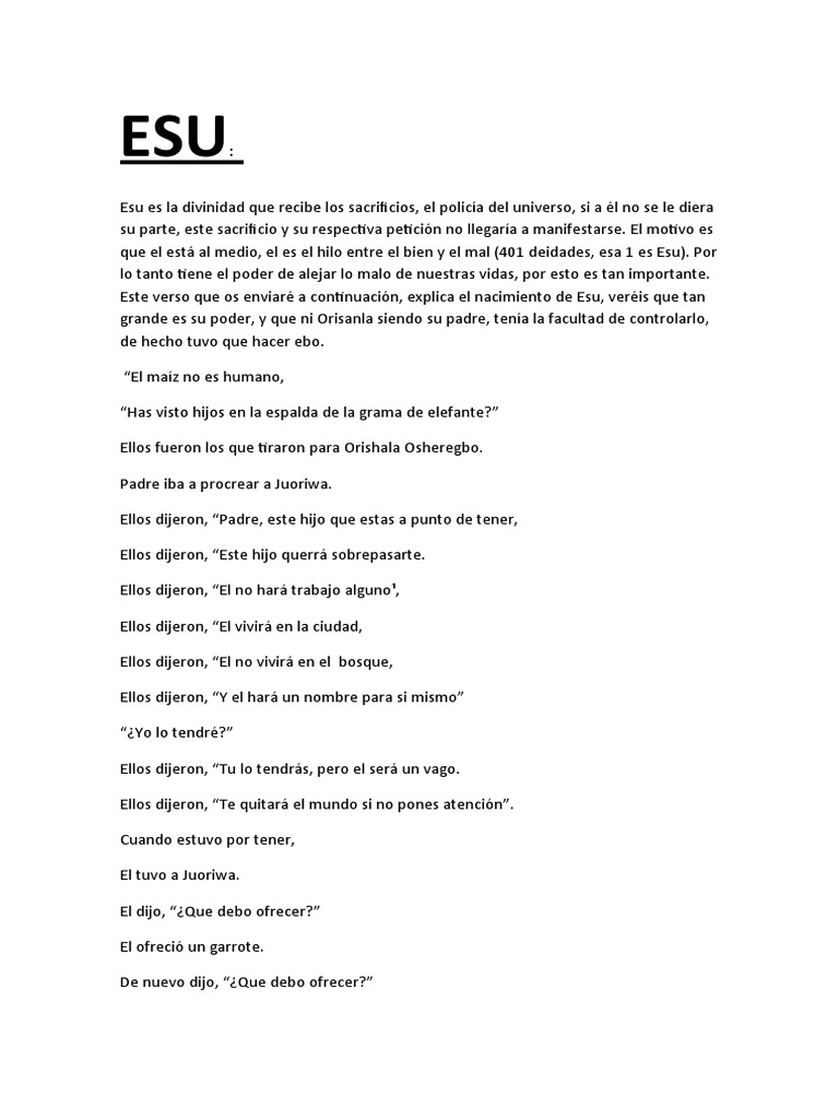 ESU Docu. | PDF
