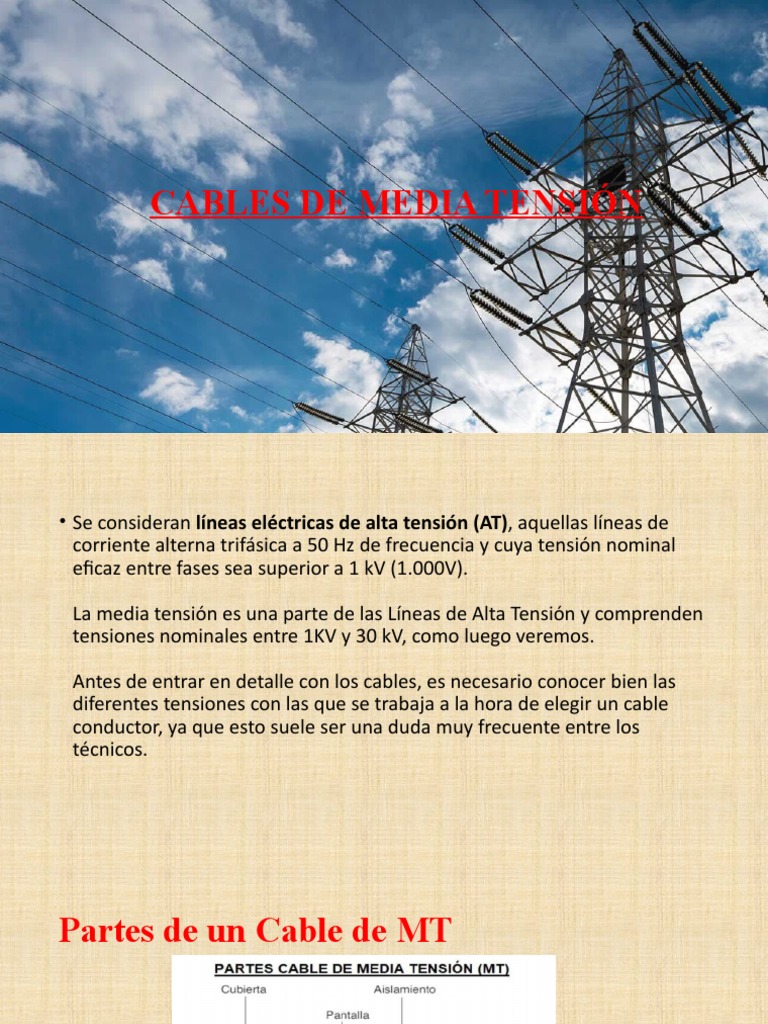 Cables de Media Tensión: Guía Técnica | PDF | Aislador (Electricidad ...