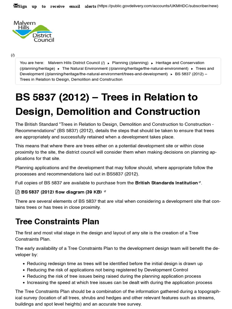 BS 5837 (2012) - Trees in Relation To Design, Demolition and ...