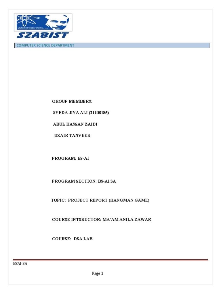 Dsa Project Report | PDF | Software Engineering | Computer Science Dsa Project Report | PDF | Software Engineering | Computer Science
