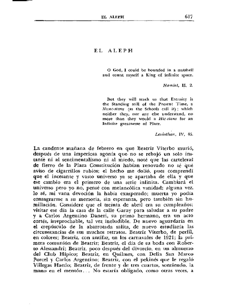 El Aleph | PDF