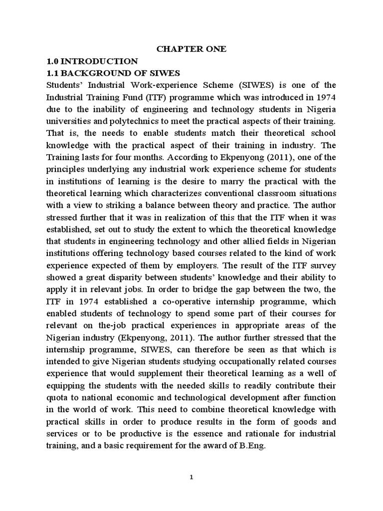 Technical Report On Siwes | PDF | Road | Engineering