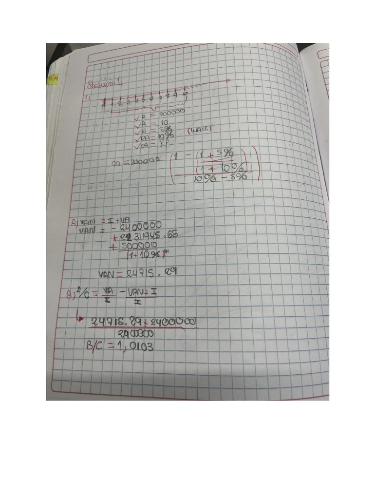 Hoja de Ejercicio Semana 9 | PDF