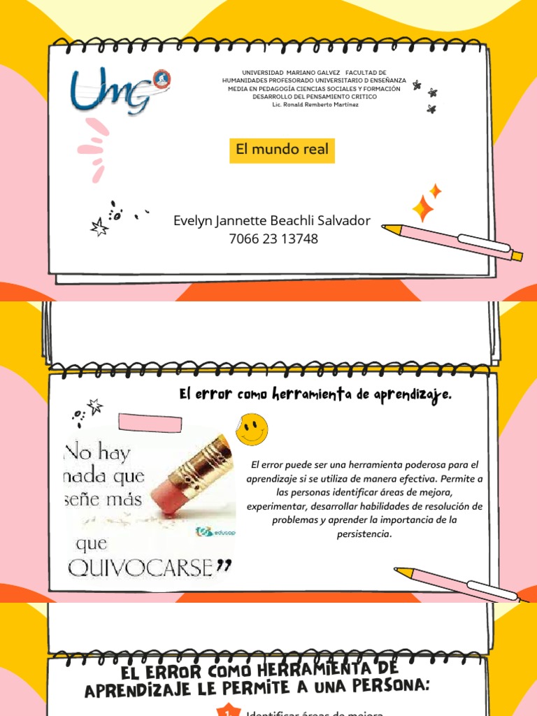 El Mundo Real | PDF | Aprendizaje | Creatividad