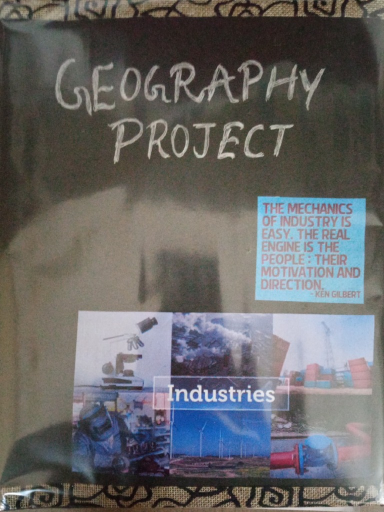 Geography Project For Class 10th ISC | PDF