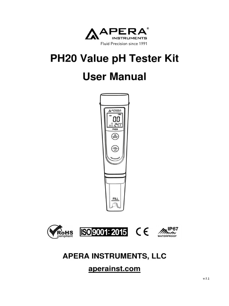 PH20 Manual-V5.1 | PDF