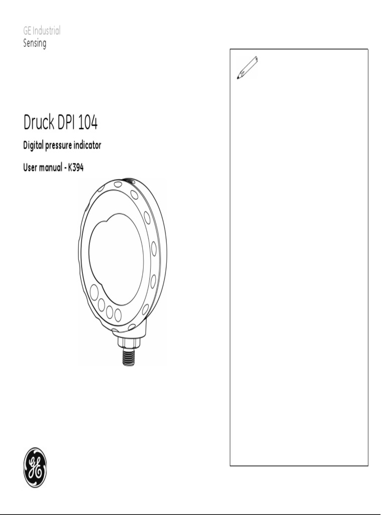 DPI104 Manual | PDF | Power Supply | Calibration