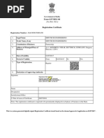 GST Registration Certificate Sample | PDF