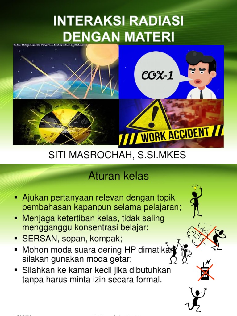 Interaksi Radiasi Dengan Materi | PDF