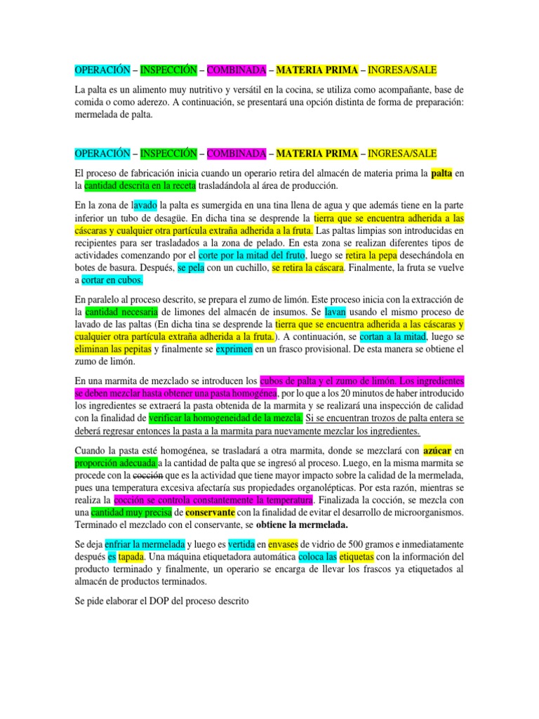 P1 PC2 202301 | PDF | Aguacate | Alimentos